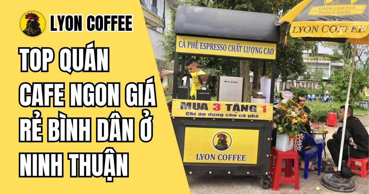 Cafe rang xay nguyên chất pha phin, pha máy ngon ở Ninh Thuận