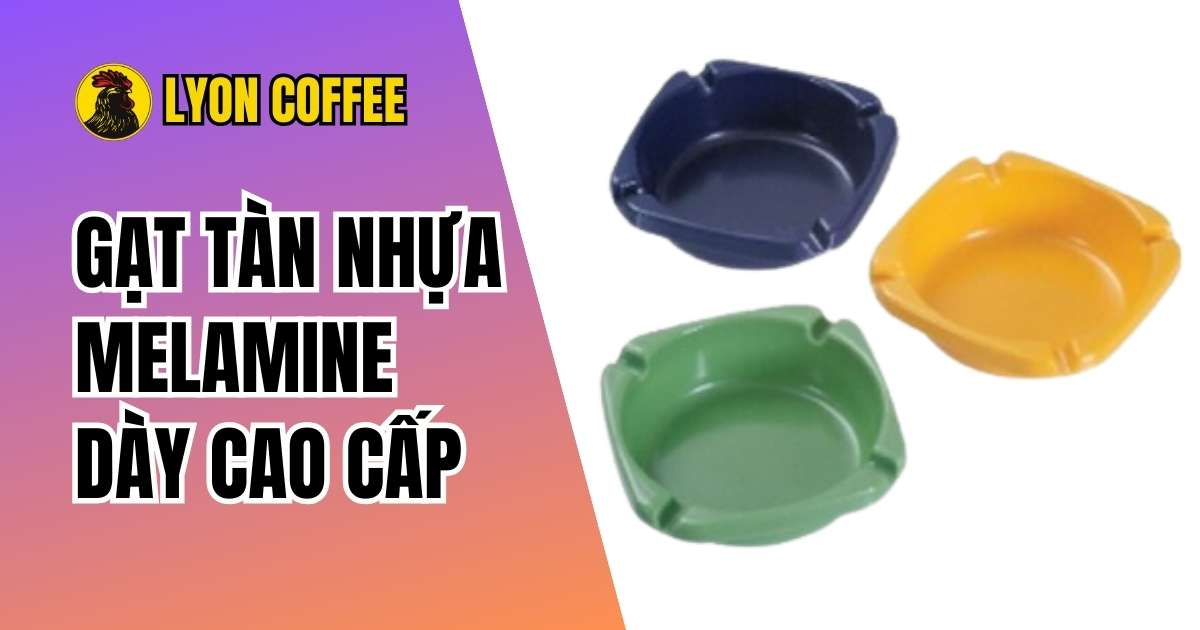 Gạt Tàn Nhựa Melamine Cao Cấp Chất Lượng Bền Bỉ Tiện Lợi